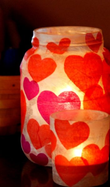 20 Amazing Paper Decorated Mason Jars For Cozy Home!