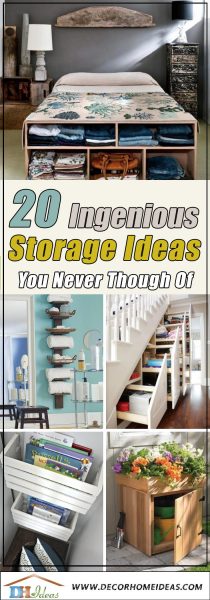 20 Ingenious Storage Ideas That Are So Clever