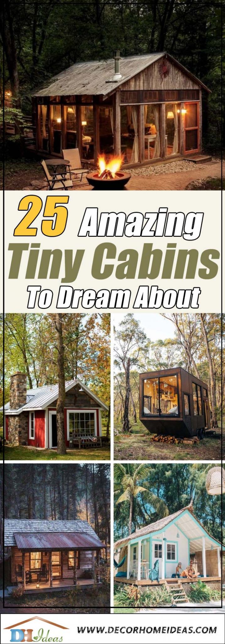 25 Amazing Tiny Cabins That Are The Perfect Retreat