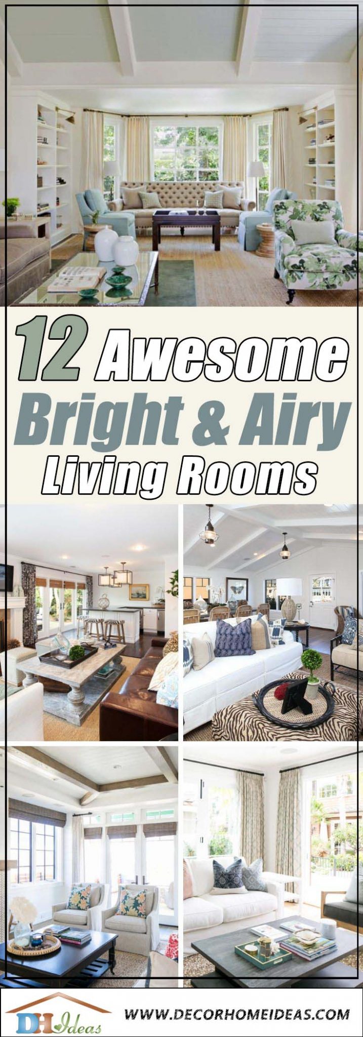 12 Awesome Bright and Airy Living Rooms
