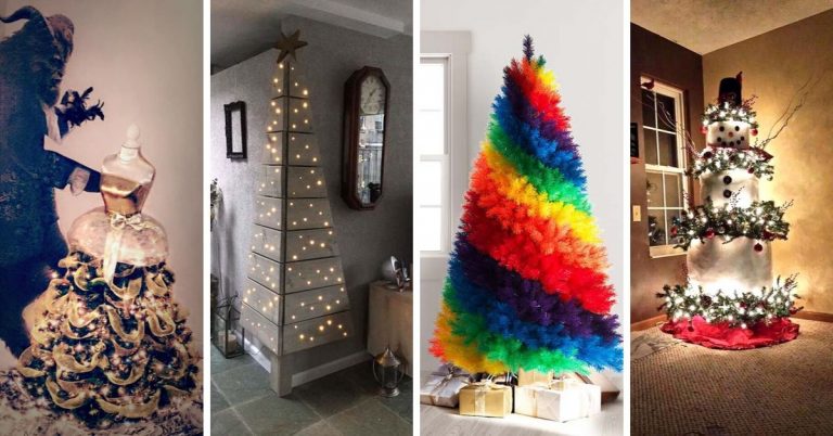 40+ Unique Christmas Trees ( Ideas & Designs )