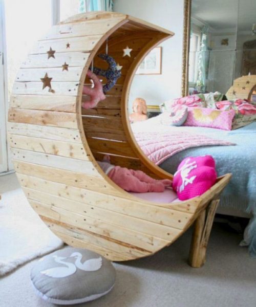 12 Best DIY Moon Shaped Baby Crib Ideas