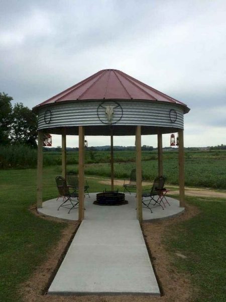 A Grain Silo Turned Into Gazebo Could Be Your Best Summer Retreat A Grain Silo Turned Into Gazebo Could Be Your Best Summer Retreat