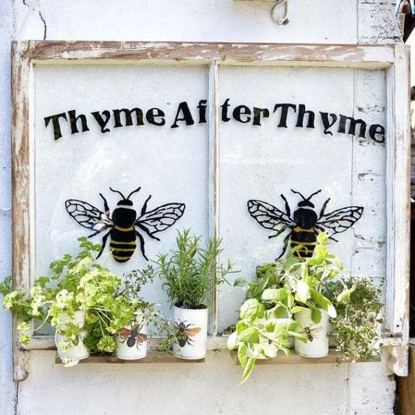 34 Beautiful Old Window Outdoor Decor Ideas For Your Yard To Stand Out