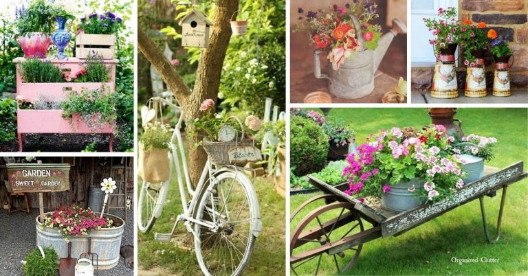 34 Charming Vintage Garden Decor Ideas To Give Your Outdoor Space a New ...