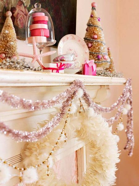 25 Festive Christmas Tinsel Decorating Ideas That Are Easy To Recreate