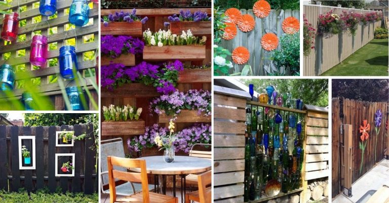 50 Awesome Garden Fence Decoration Ideas for 2023 | Decor Home Ideas