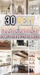 30 Awesome Rustic Shiplap Decor Ideas To Add More Farmhouse Style To ...