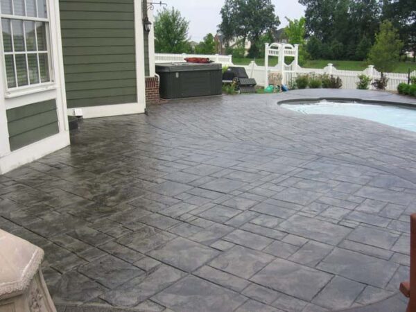 27 Best Stamped Concrete Patio Ideas and Designs