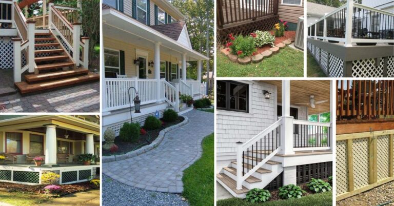 22 Best Under Deck Lattice Ideas For Maximizing Your Unused Outdoor ...