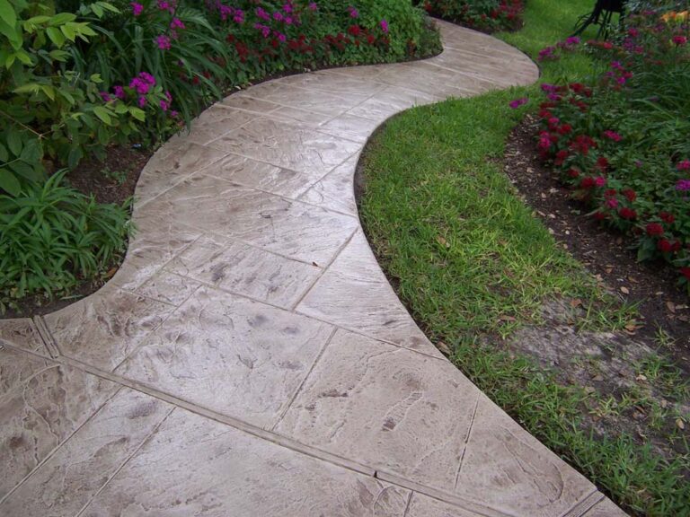 28 Best Concrete Walkway Ideas to Transform Your Outdoor Space into a ...