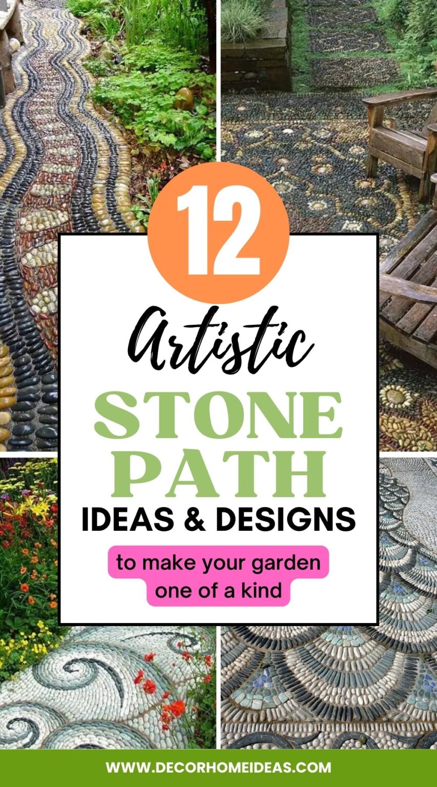 Steal These 12 Stone Path Ideas and Craft Garden Art Like a Pro