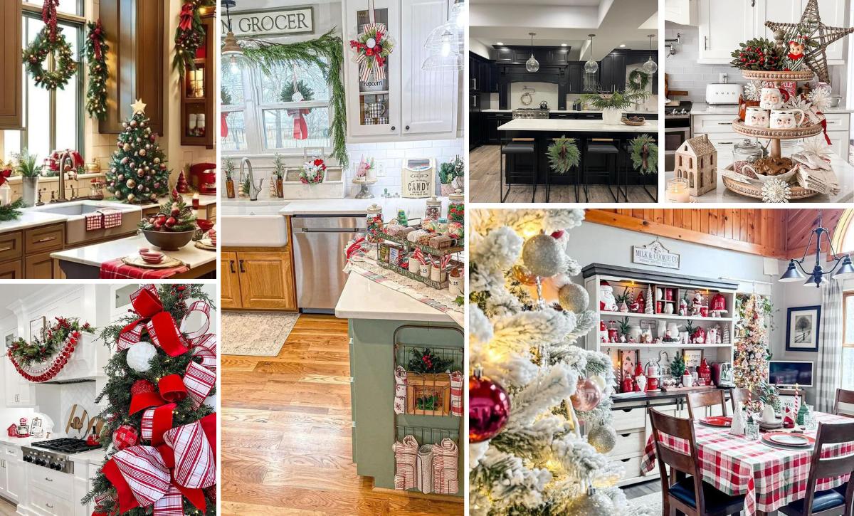 25 Charming Kitchen Christmas Decorations to Sprinkle Holiday Magic ...