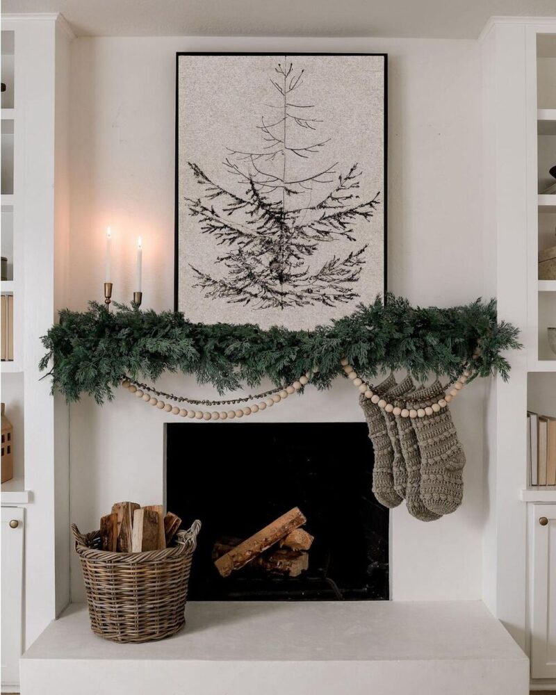 Festive Splendor Awaits: 25 Enchanting Christmas Mantle Decor Inspirations