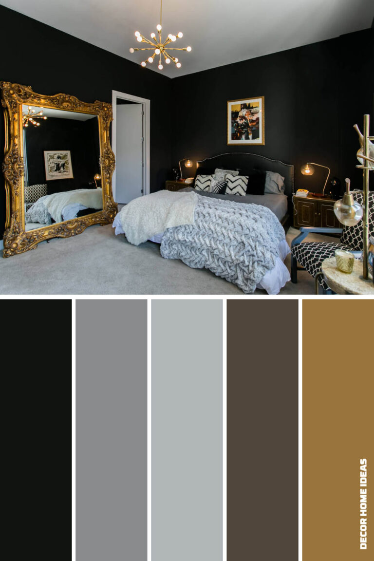 8 Best Black and Gold Bedroom Color Scheme Inspirations