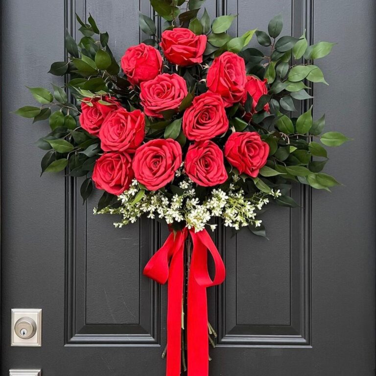 21 Heartwarming Valentine's Door Decorations to Welcome Love Home
