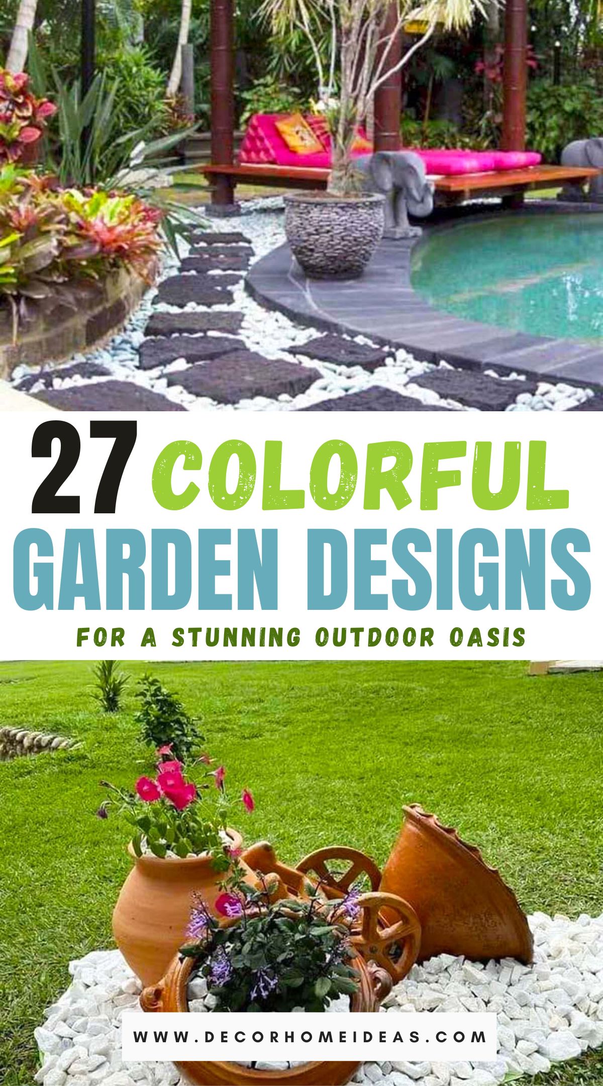 27 Vibrant Garden Designs to Add Life to Your Outdoor Areas