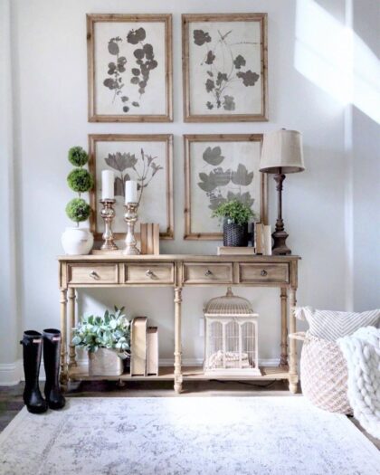 18 Creative Entryway Table Ideas To Make a Stylish First Impression in ...