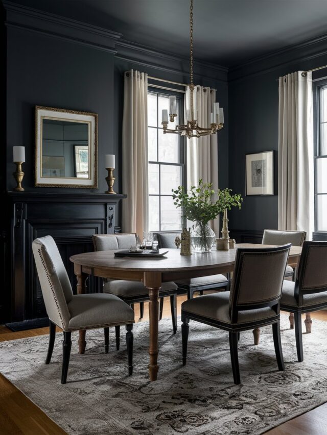 Dramatic Jet Black Paint Colors Designers Are Loving Right Now