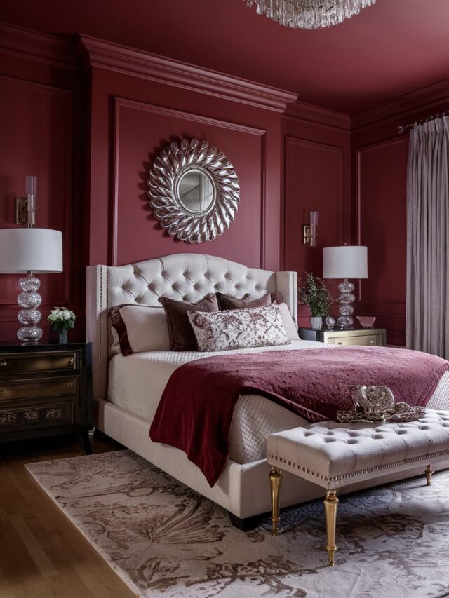 Striking Crimson Paint Colors from Designer-Favorite Paint Brands