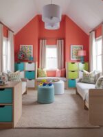 Cheerful and Bold Coral Paint Colors from Designer-Favorite Brands