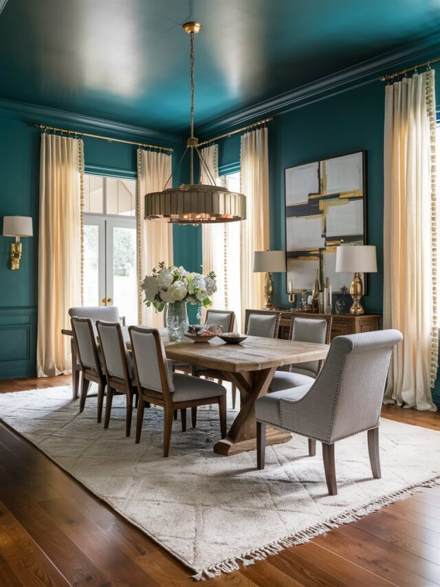 12 Vibrant Peacock Blue Paint Colors to Make a Statement