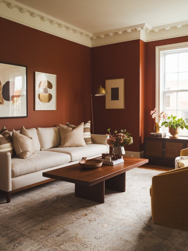 Brick Red Paint Colors Designers Love for a Warm, Cozy Atmosphere