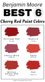 6 Bright Cherry Red Paint Colors by Benjamin Moore