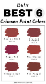 Bold and Beautiful Crimson Paint Shades by Behr Designers Recommend