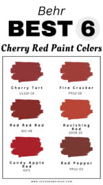 6 Vibrant Cherry Red Paint Colors by Behr