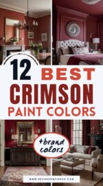 Striking Crimson Paint Colors from Designer-Favorite Paint Brands