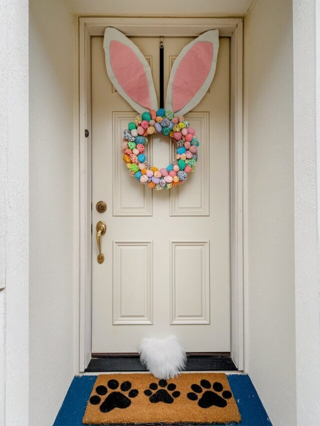 24 Easter Door Decorations Perfect for Apartment Living