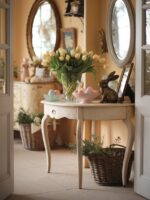 26 French Country Easter Entryway Table Ideas for an Elegant Touch