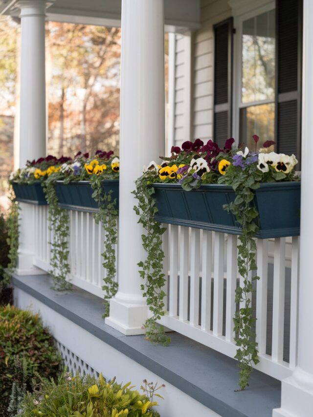 25 Amazing Front Porch Flower Arrangements for Your Railings