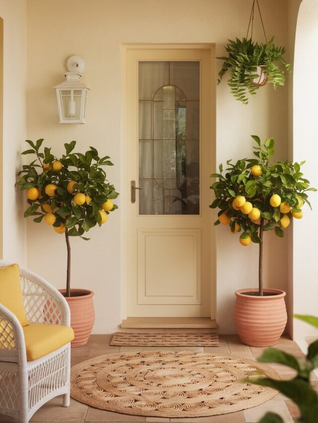 24 Lemon-Themed Spring Front Porch Decor Ideas for a Fresh Look