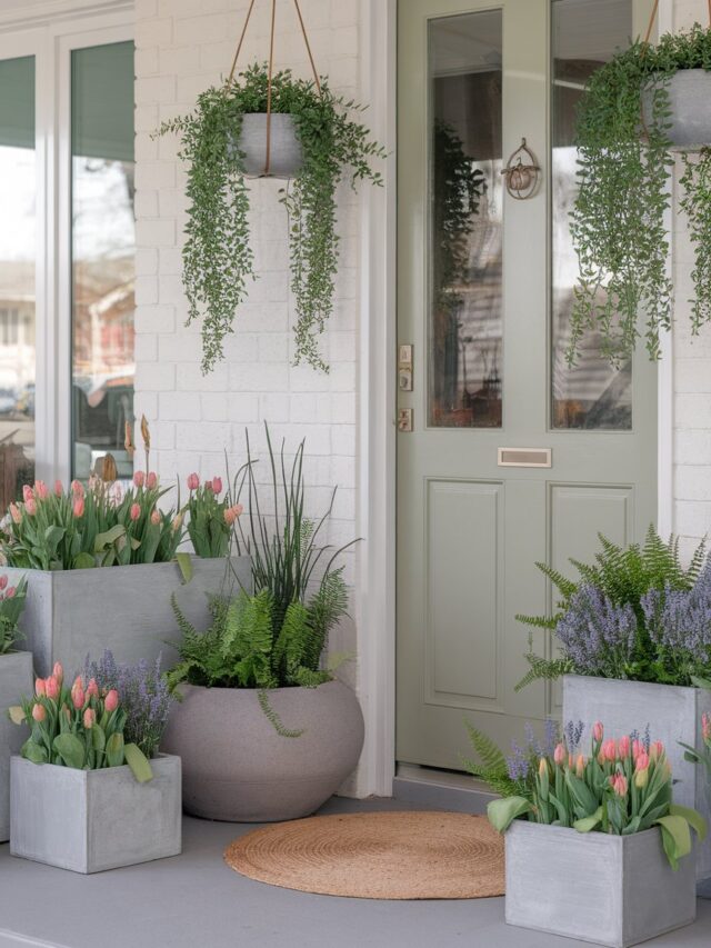 29 Creative Pots & Planters for a Beautiful Spring Porch