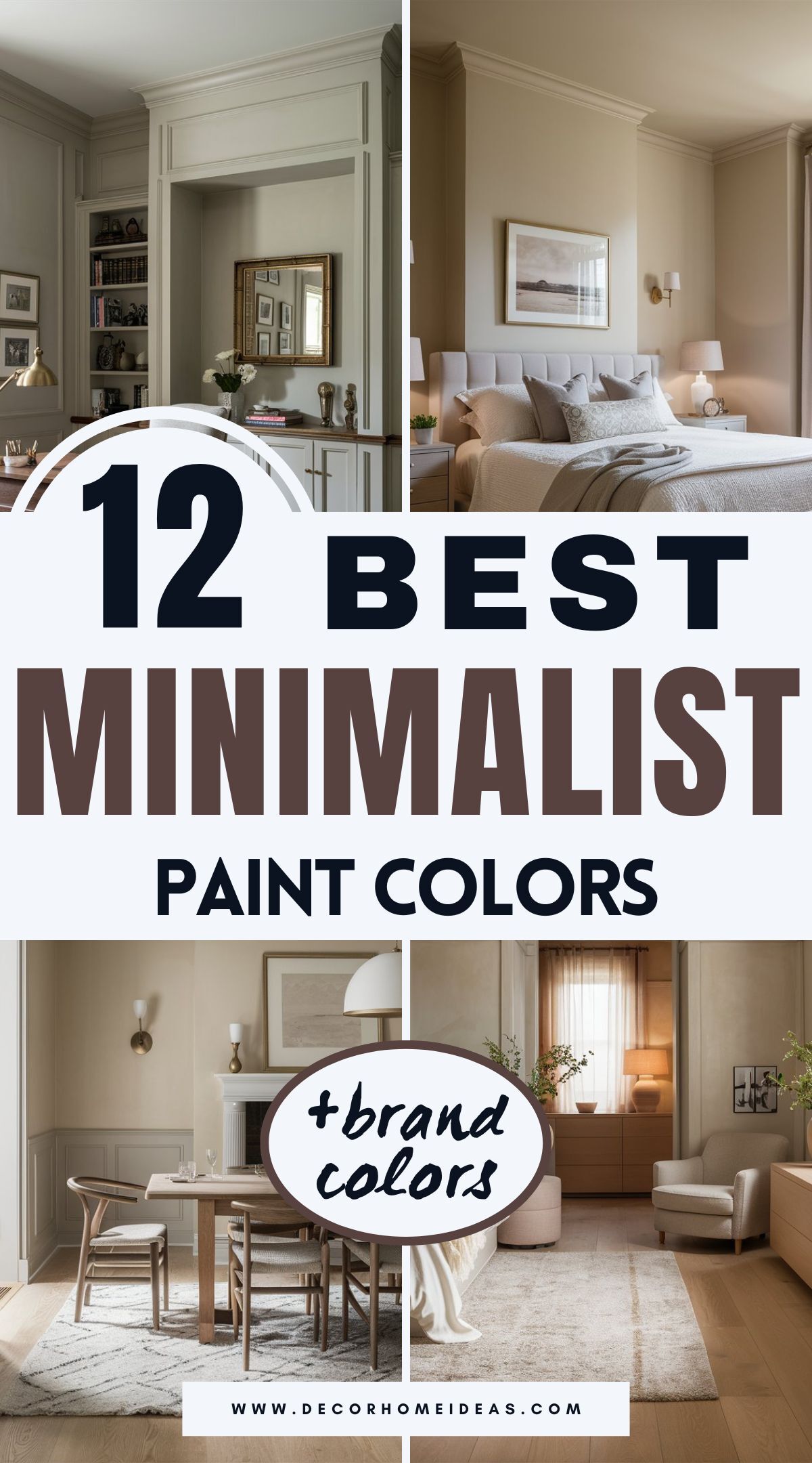 12 Subtle Minimalist Paint Colors for a Clean Look